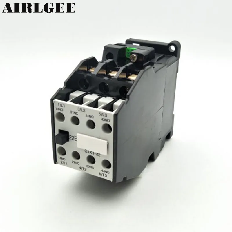 CJX1-22(3TB43) 3-Phase 3-Pole 2NC+2NO 22A AC Contactor 24 36 110 220 ...