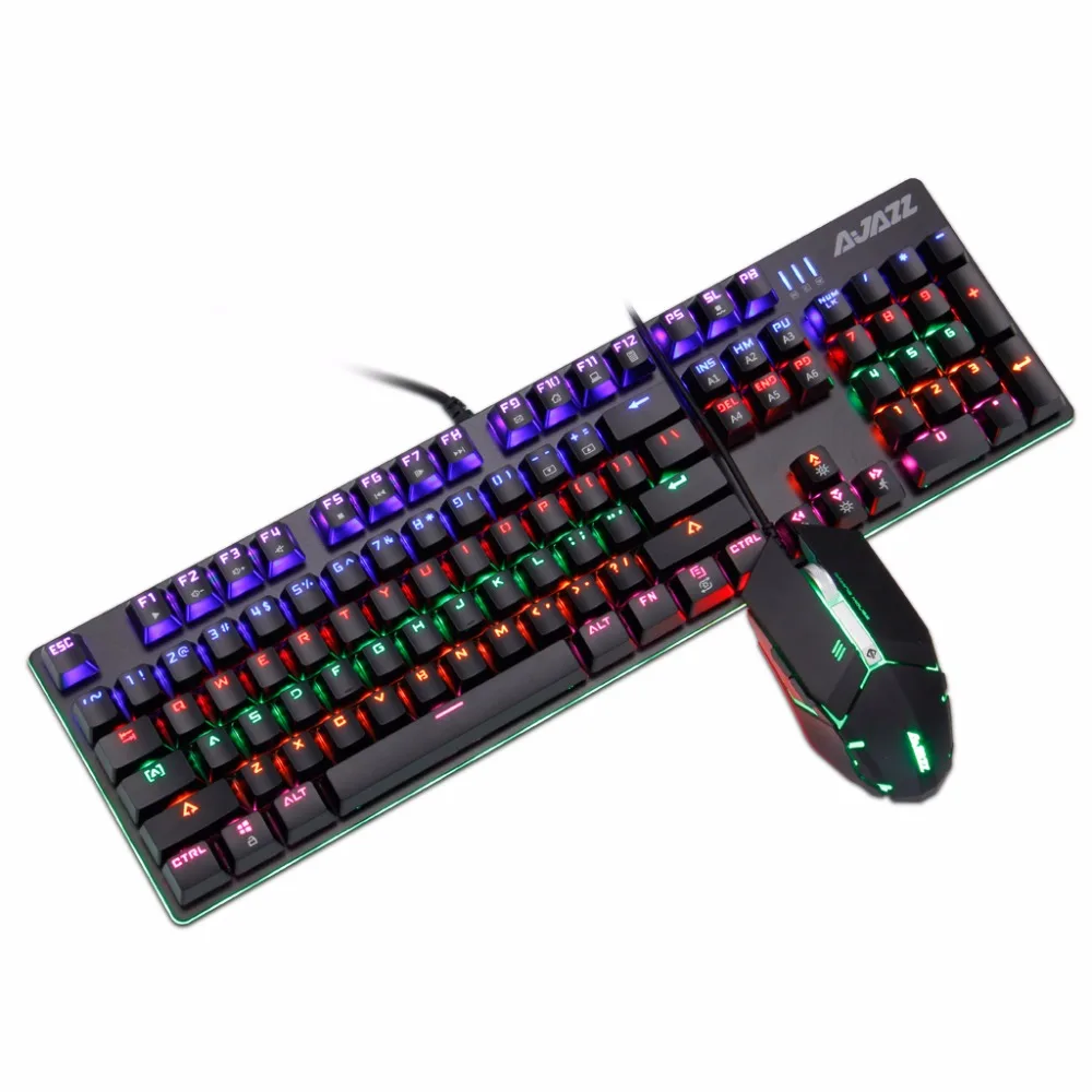 Ajazz-AK50-GTC-A5050-104-key-mechanical-gaming-keyboard-ergonomic-plug ...