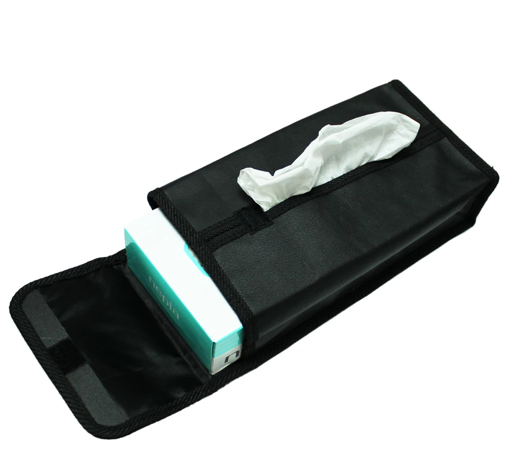 Автомобильная коробка ПУ ткани держатель авто аксессуары солнцезащитный козырек заднего сиденья