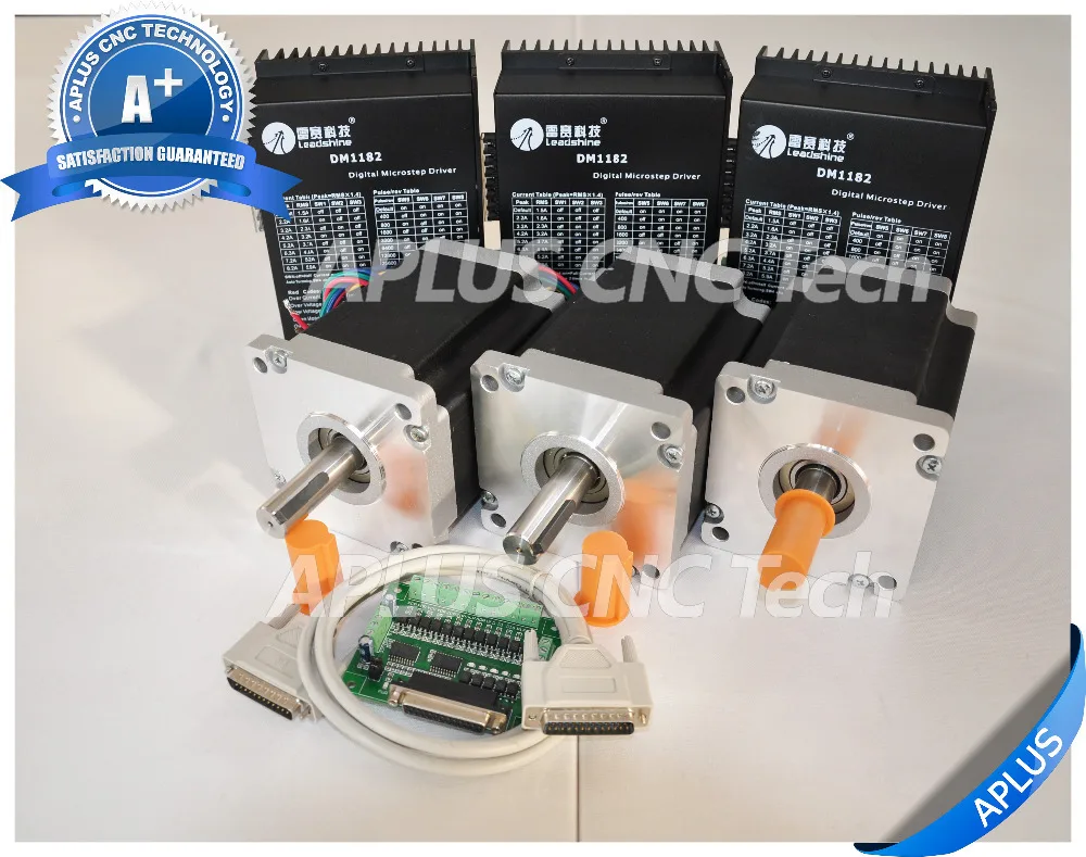 3 Axis NEMA 42 Stepper Motor (3256oz in/150mm/6.0A) & 150VAC Stepper ...