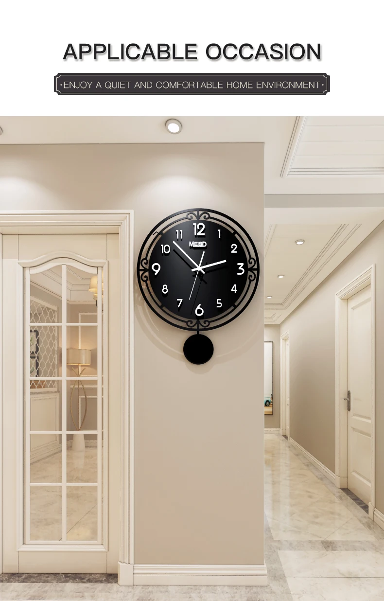 Бесшумные большие 3d цифровые настенные часы развевающиеся акриловые современный дизайн