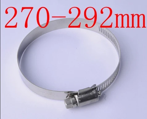 270 292mm,304,321,316 Stainless steel hose hoops,clamp hoop,pipe clamp ...