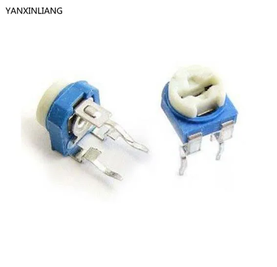 100pcs 10k ohm 10k R Trimpot Trimmer Pot Variable Resistor horizontal ...