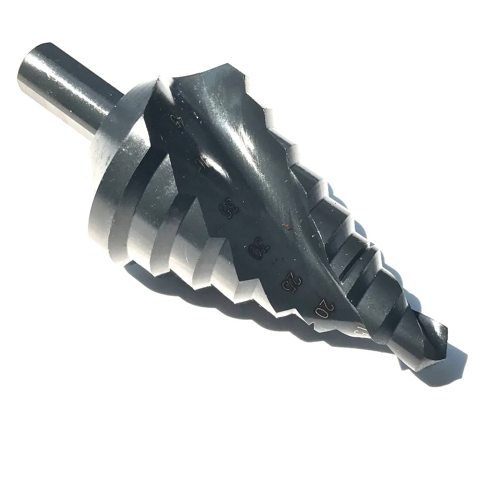 HSS 4241 Spiral flute Step Drill Bit Set Metric Flute core drill bit ... HSS 4241 Spiral flute Step Drill Bit Set Metric Flute core drill bit ...