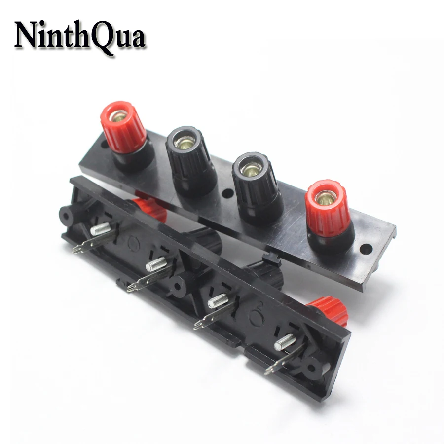 1pcs WP External Banana jack 4Pin Speaker Amplifier Wire Clip Audio ...