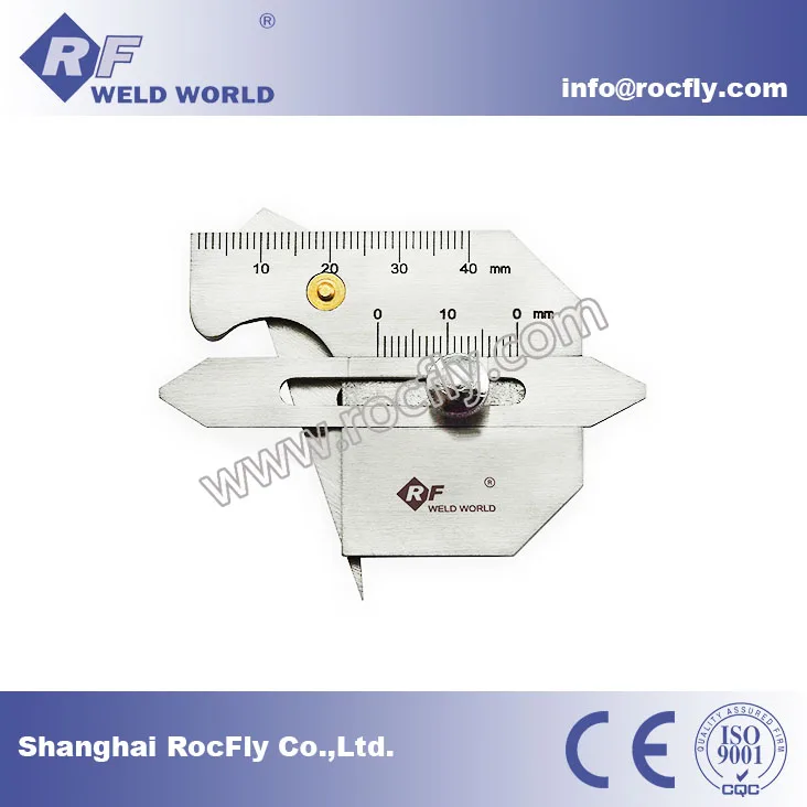 WG 10B Welding Seam Gap Gage mm HJC40B Welding Inspection Ruler Weld Bead Height Gauge|gap gages ...