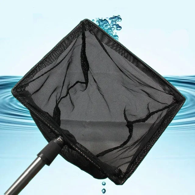 Stainless-Steel-Aquarium-Fish-Net-Square-Adjustable-Telescopic-Fishes ...