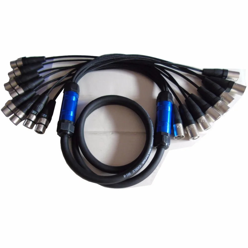 High quality Pro Audio 8 channel Stage Snake Cable with Lightning ...