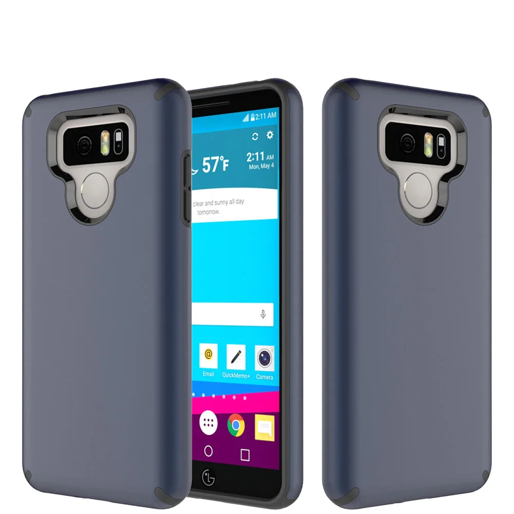 Dual Layer Hybrid Armor Case Full Body Shockproof Protective Hard PC ...