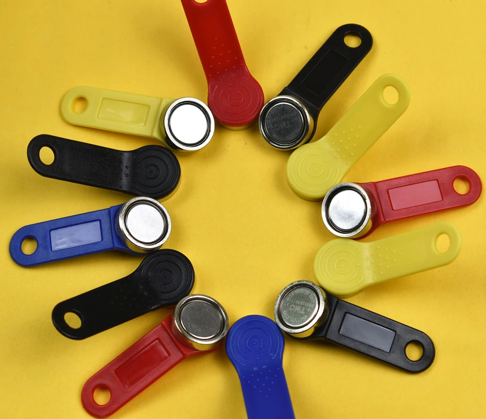 50Pcs-lot-TM1990A-F5-Ibutton-with-Iron-Ring-DS1990A-F5-TM-Dallas-Keys ...