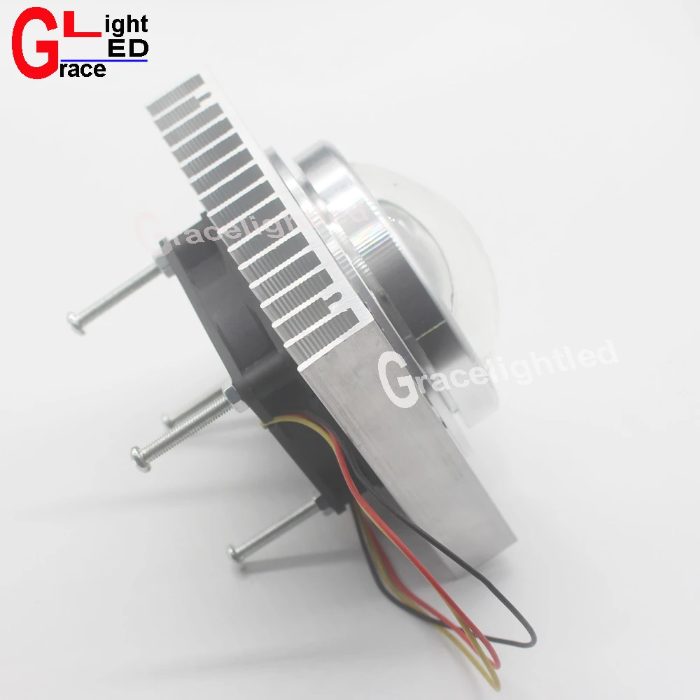 20W 30W 50W LED 100mm 알루미늄 방열판 라디에이터, 팬 및 LED Len, led f 성장 조명/led 수족관 ...