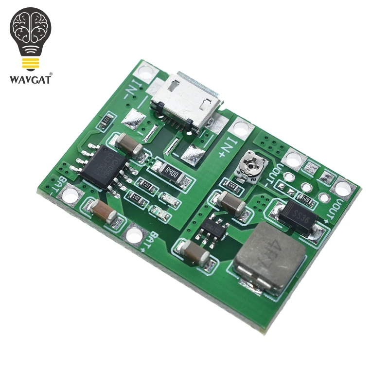 9V 5V 2A Adjustable Step Up 18650 Lithium Battery Charging, 46% OFF