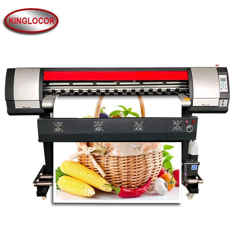 high quality 1.8m eco solvent printer 1.8m inkjet printer 1440 dpi 6 ...