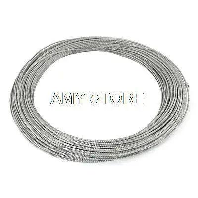 2mm Dia 7x7 47M Length Stainless Steel Wire Rope Cable for Hoisting ...