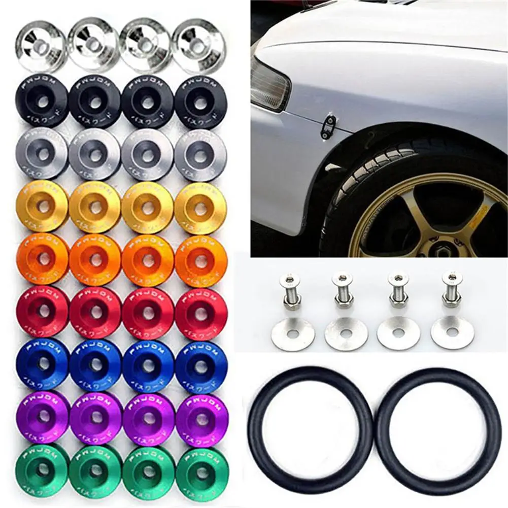 JDM Car Front Rear Bumper Hatch Fixing Buckle Nuts Bolts Auto ...