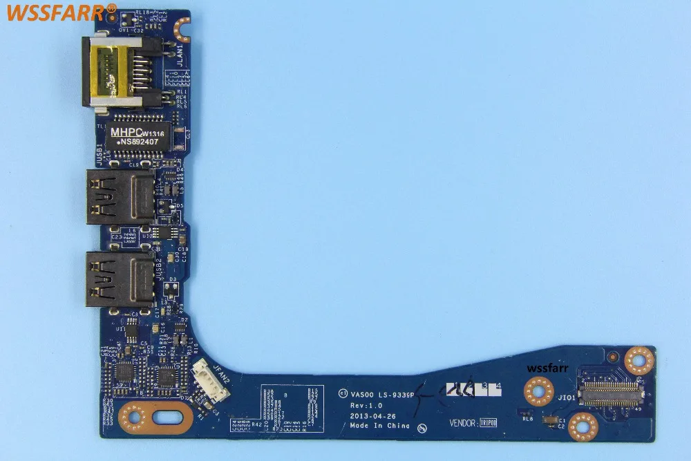 Original para DELL ALIENWARE 17 M17X R5 USB board placa ethernet WH486 ...