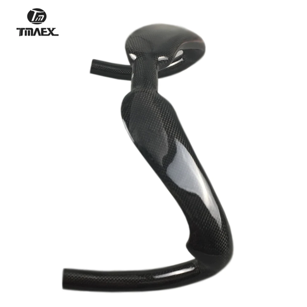 2024 Bent Bar Track Bar CarbonHandlebar Drop Bar 3k Gloss/Matte Finish ...
