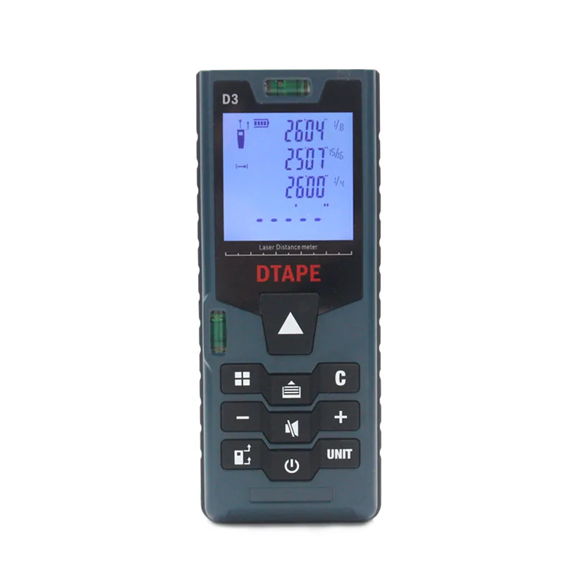 DTAPE D3 Digital Laser Distance Meter 40M Range Finder Tape Laser ...