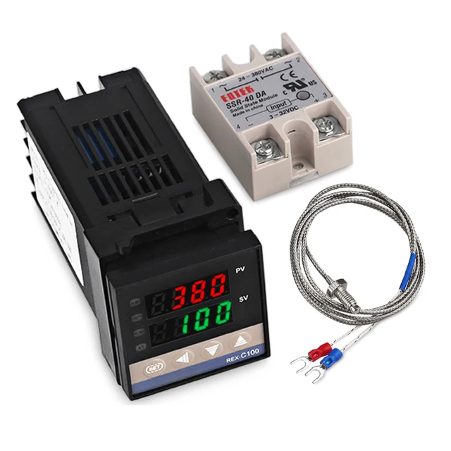 REX-C100 Digital RKC PID Thermostat Temperature Controller digital REX ...