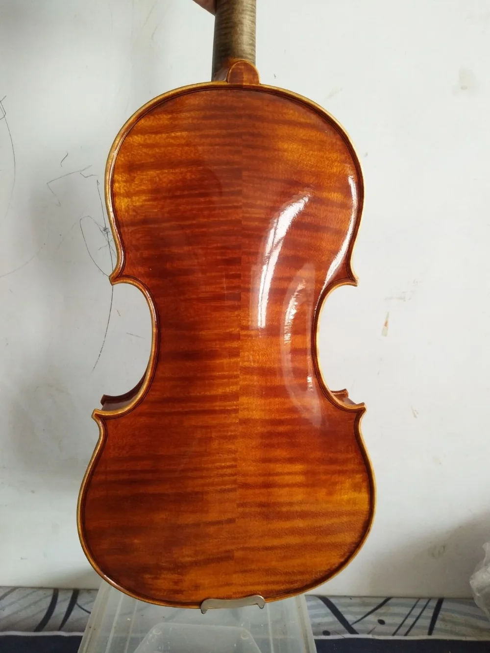 Master 4/4 Violin Guarneri Model 1742 Flamed Maple Back 100 Years ...