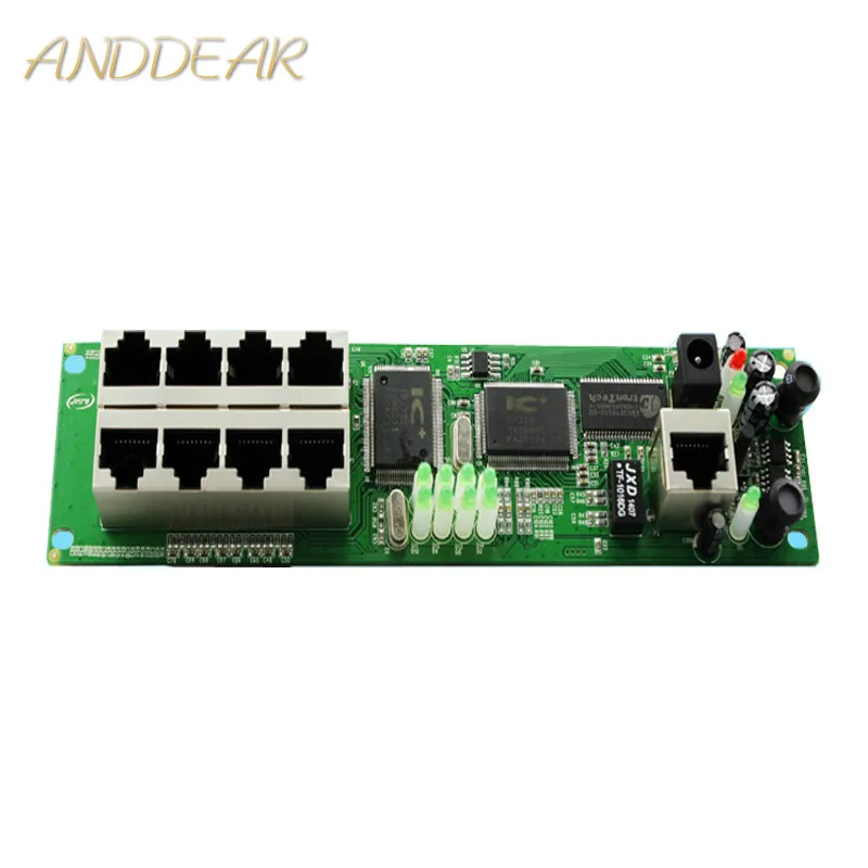 Mini router module Smart metal case with cable distribution box 8 ports ...