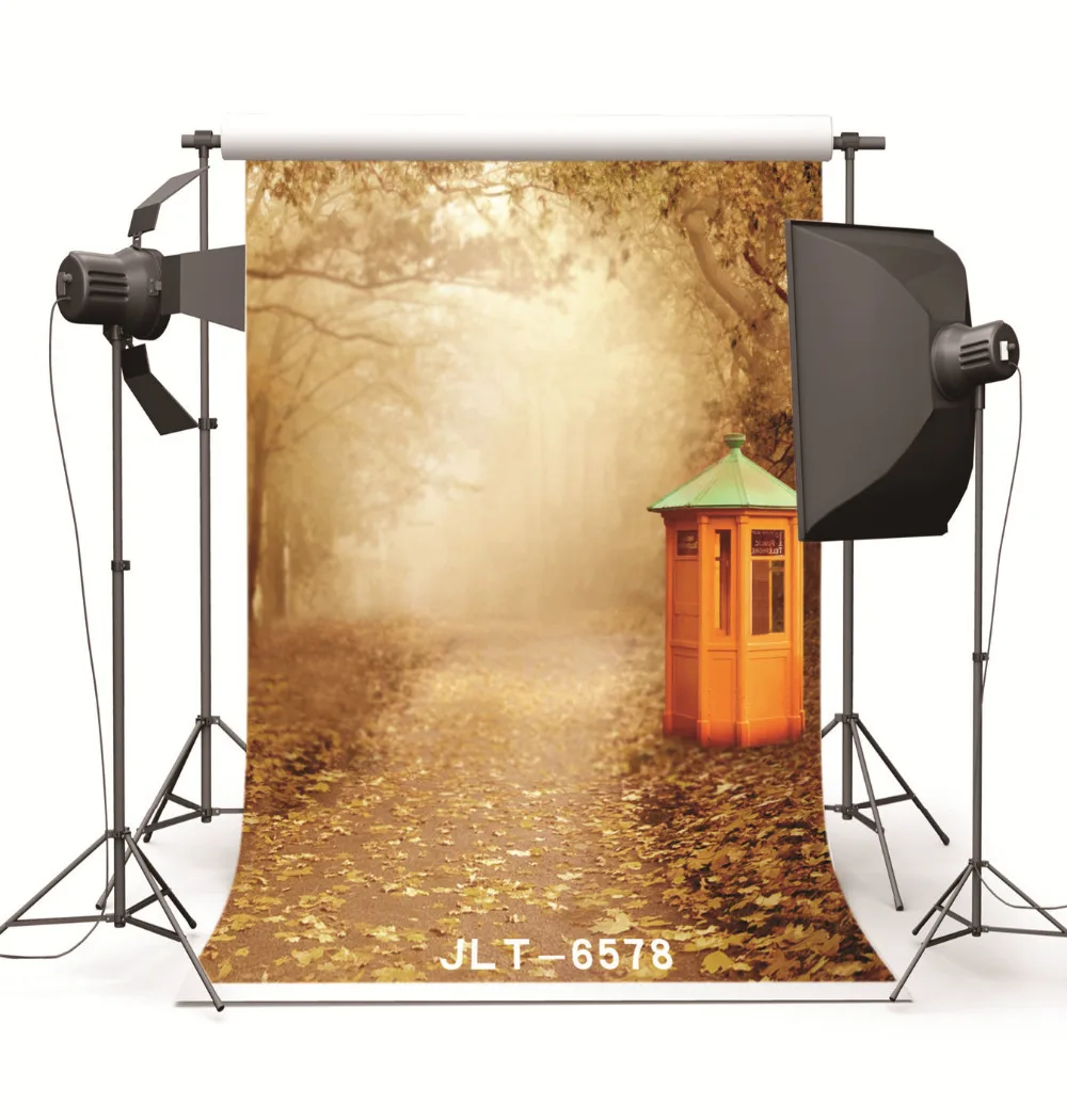 Scenic Autumn Fallen Leaves Vinyl Backgrounds for Photography Computer ...