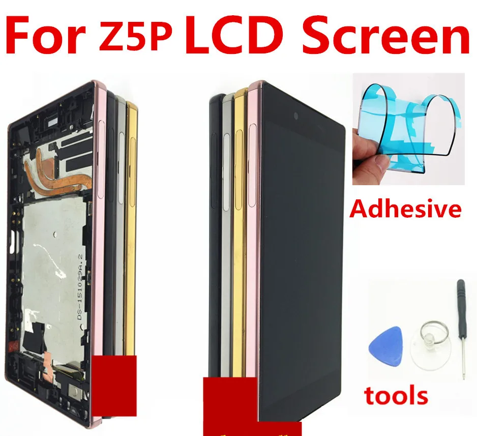 Display lcd completo, 5.5 polegadas, para sony xperia z5 premium, e6853, e6883, e6833, com tela ...