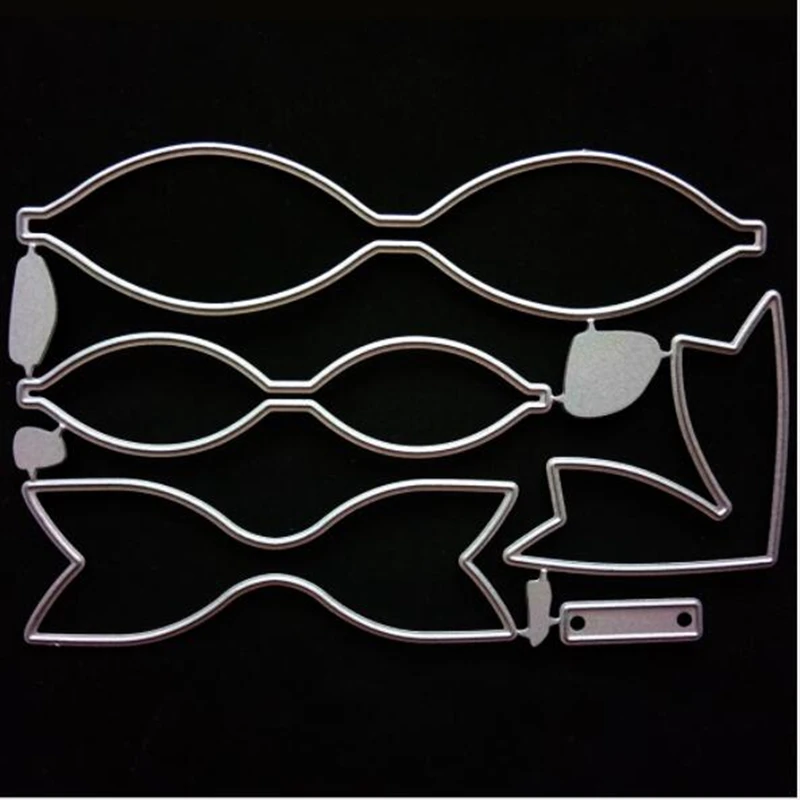 SCD910 Bow Metal Cutting Dies For Scrapbooking Stencils DIY Album Cards ...