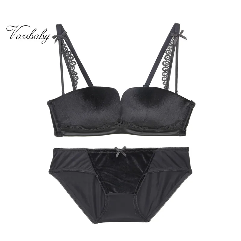 Varsbaby new winter comfortable warm push up underwear wire free velvet ...