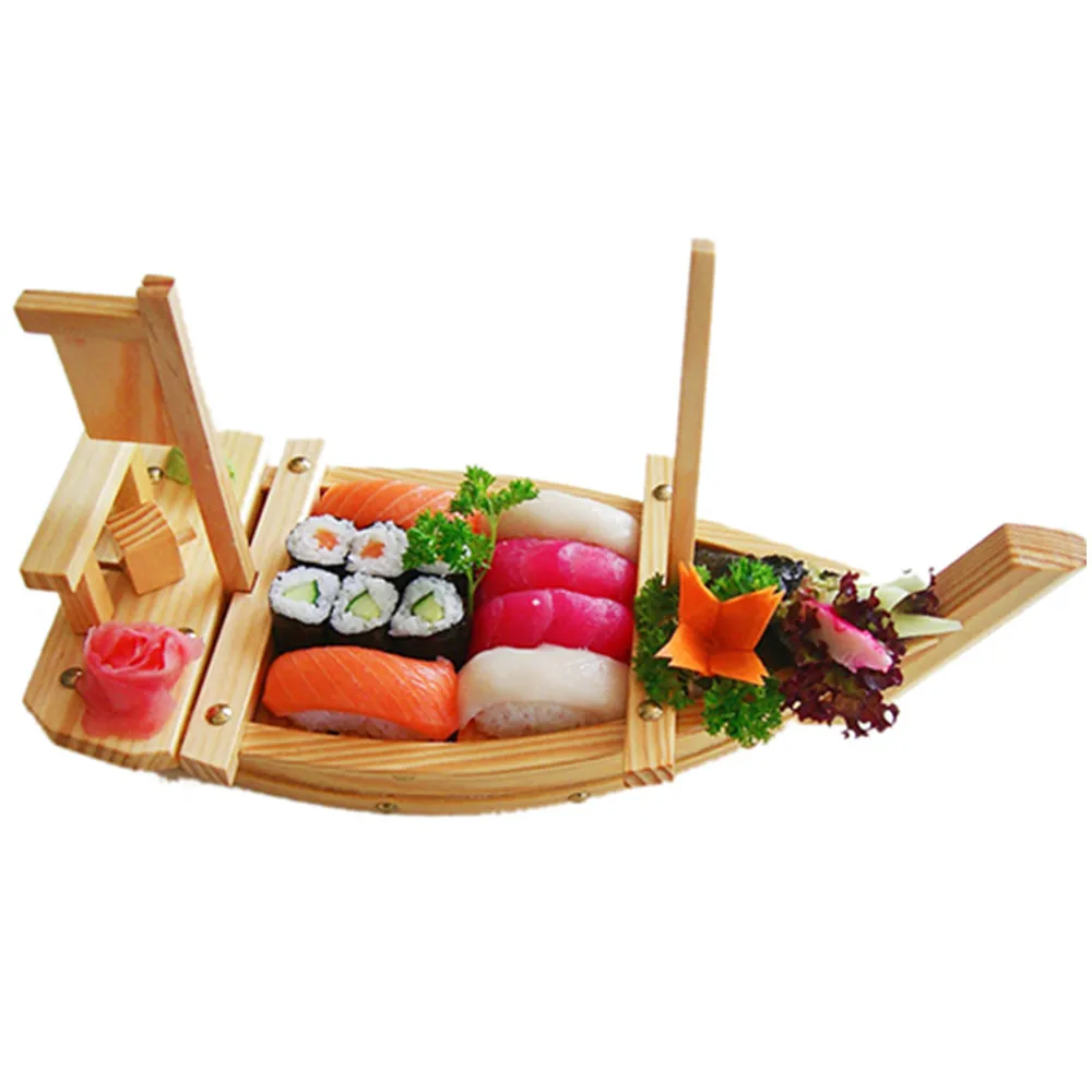 Kitchen Diy Sashimi Boat White Dragon Boat Connecting Rod Sushi Boat ...