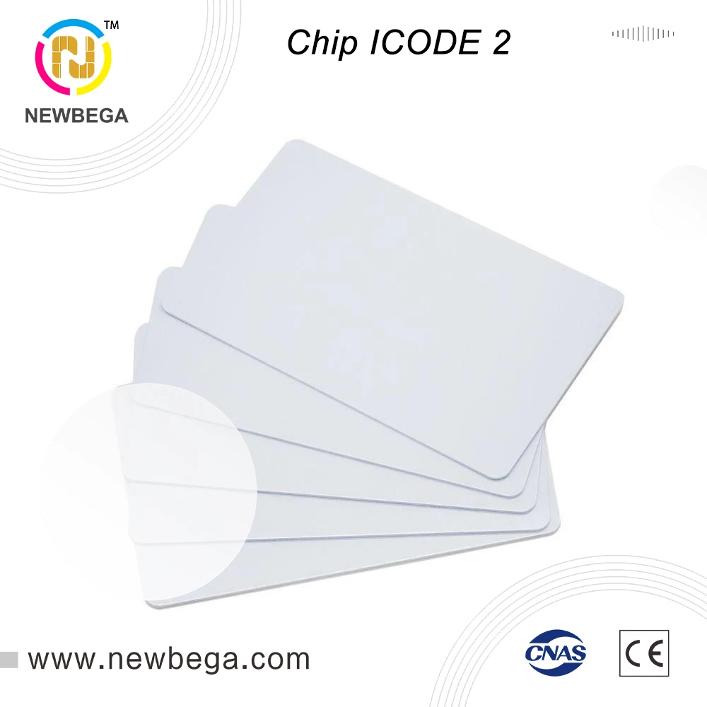 10 pcs rfid 칩 icode slix2 13.56 mhz 흰색 카드 iso 15693 icode 2 표준 카드 무료 배송 ...