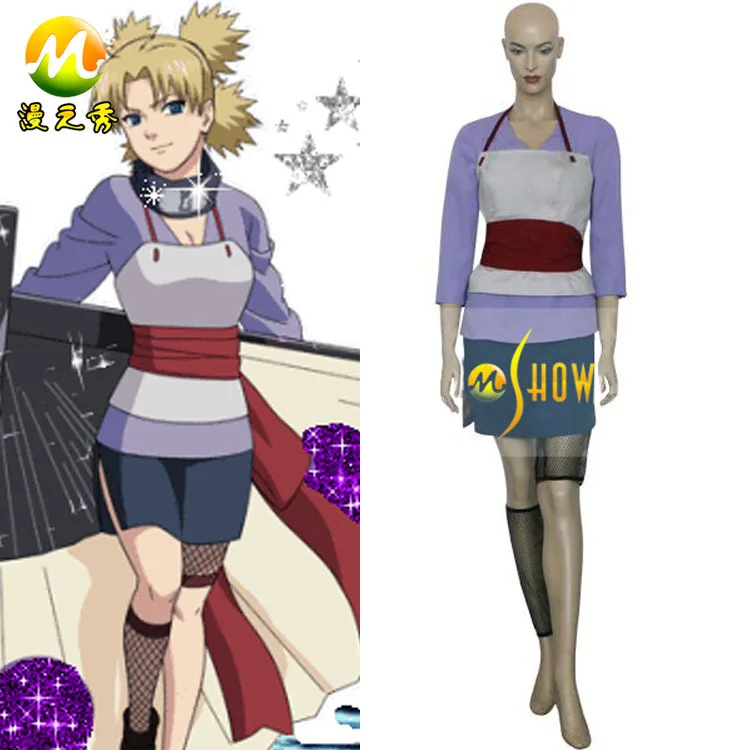 Cosplay Costume Naruto Temari Retail Wholesale Halloween Christmas ...