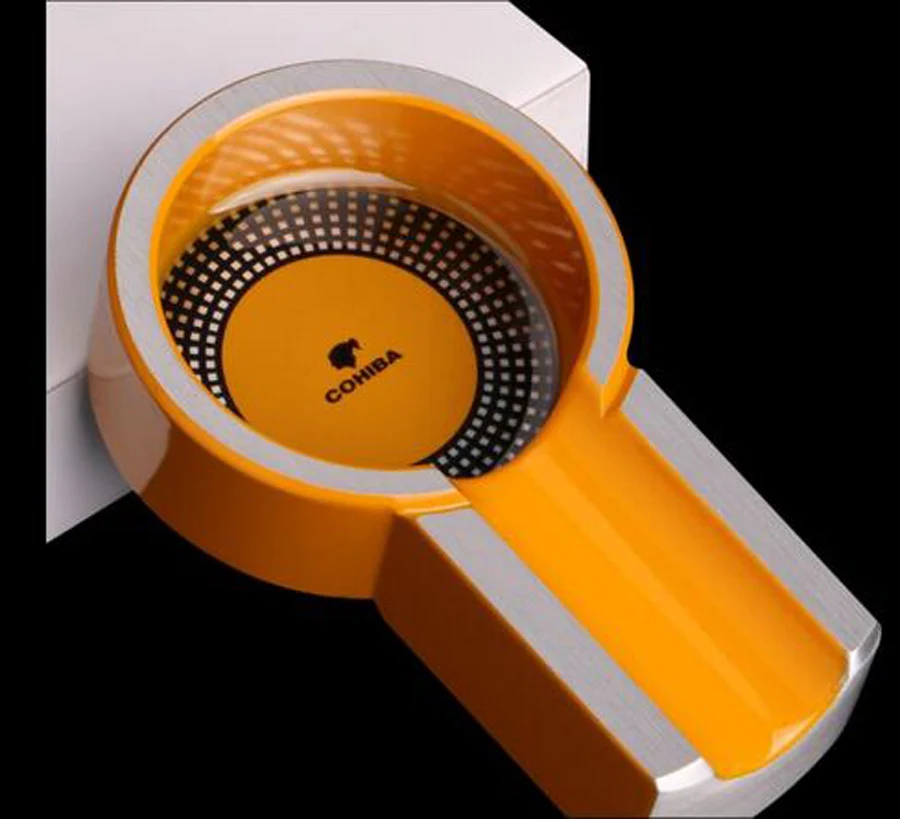 Ashtray Mini Smoking Ash Tray Small Titanium Alloy Metal Pocket Travel ...