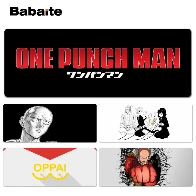 Babaite ONE PUNCH MAN Laptop Gaming Lockedge Mice Mousepad Size for ...