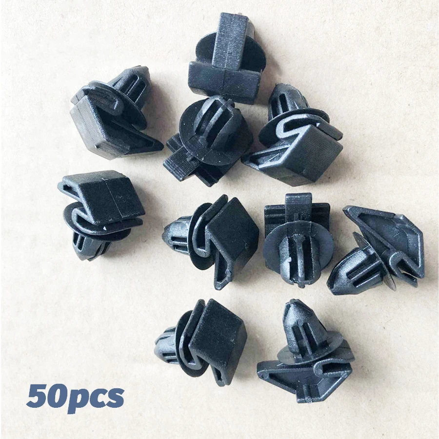 50Pcs Fender Corner & Rocker Moulding Clip Nylon for Ford W790225-S900 ...