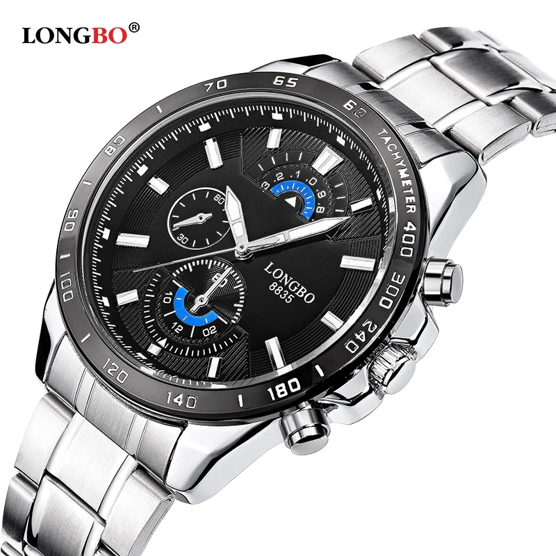 LONGBO Brand Quartz Hub Watches Men Military Sports Waterproof Watch ...