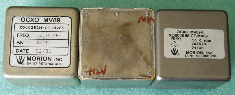 Morion Double oven ultra precision OCXO mv89a DC12v 10MHZ Sine wave output free shipping