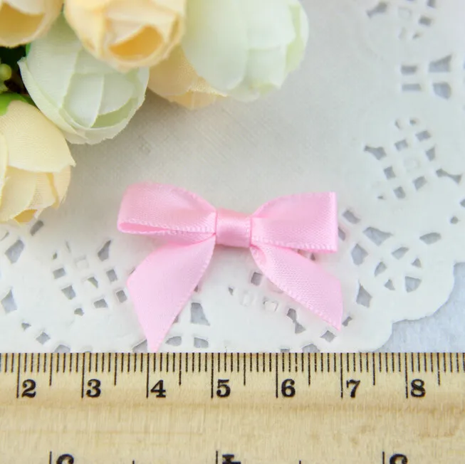 Free Shipping 500pcs/lot Fancy pink polyester gift bows package bows ...