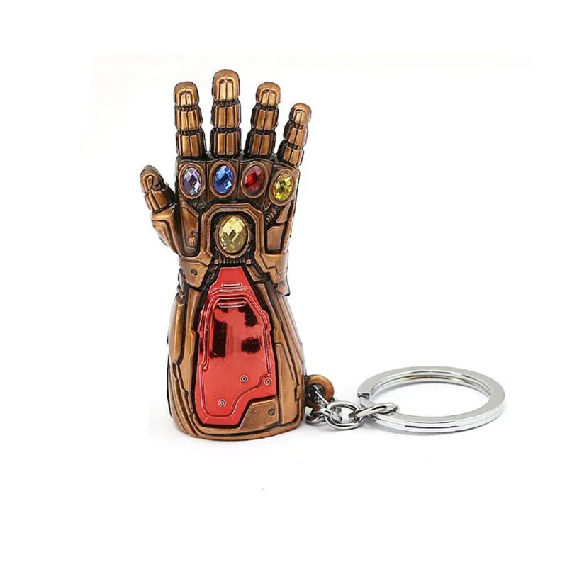 Superhero Movie The Avengers Iron Man Key Chain Infinity Gauntlet ...