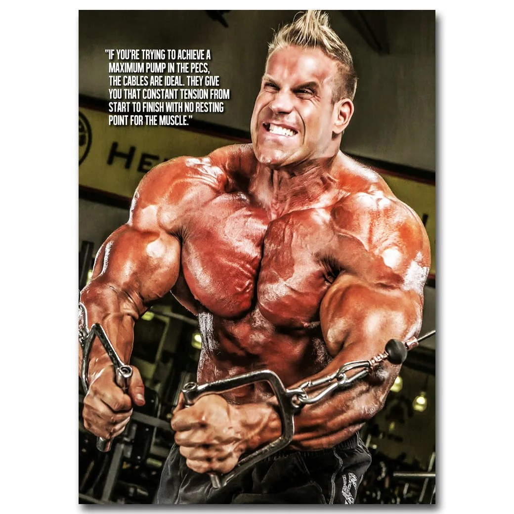 Bodybuilding Motivational Art Silk Poster Print 13x18 24x32 inch ...