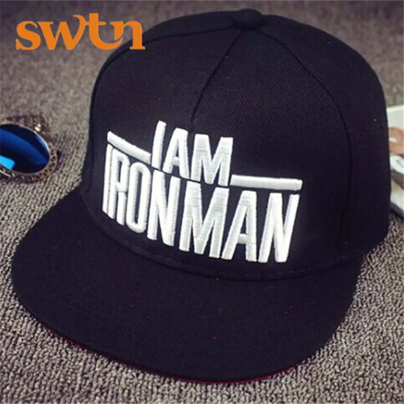 2016 Marvel Comics hero the avenger baseball cap Iron Man bone ...