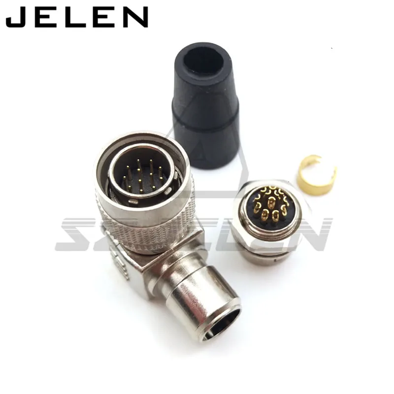 Hirose Connector 12pin Plug and socket , HR10A 10P 12P/HR10A 10R 12S, Camera power plug 12 pin ...