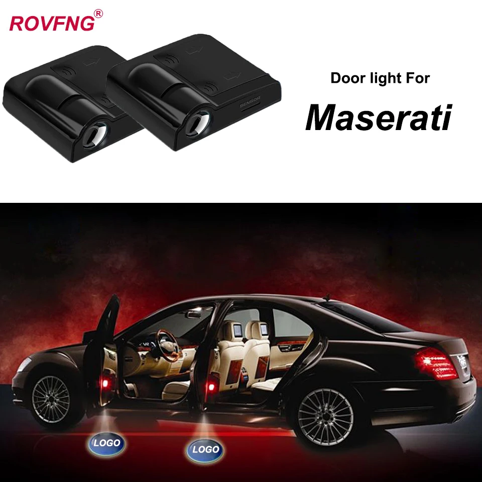 ROVFNG Welcome Led Door Light 3D Laser Projector Decorative Lamps Car ...