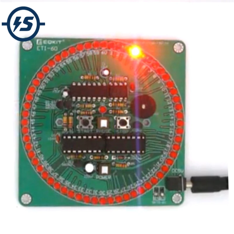 DIY-Electronic-Kit-60-Second-Countdown-Timer-Red-Smart-Timing-Alarm ...