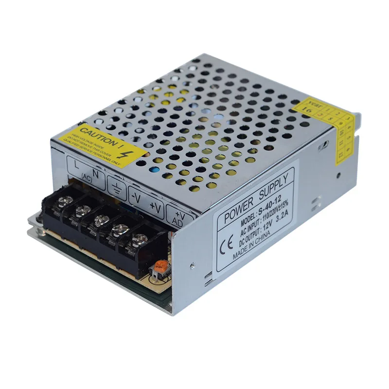 20pcs LED Power Supply 12V 3.2A 40W LED Driver Power Adapter Switching ...