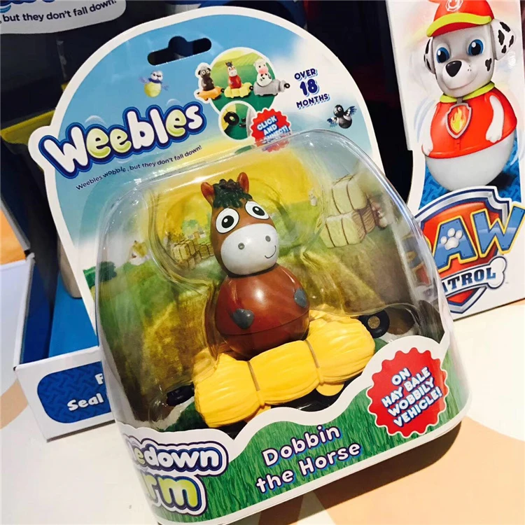 Weebledown Farm Wobbly Figure and Mini Vehicle Dobbin the Horse by ...