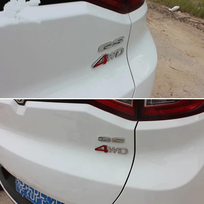 Newbee 3D Chrome Metal Sticker 4WD Emblem 4X4 Badge Decal Car Styling ...