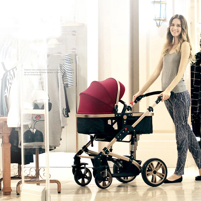 2017 High Landscape Russian Luxury 2 in 1 Baby Stroller 0 36months 5 ...