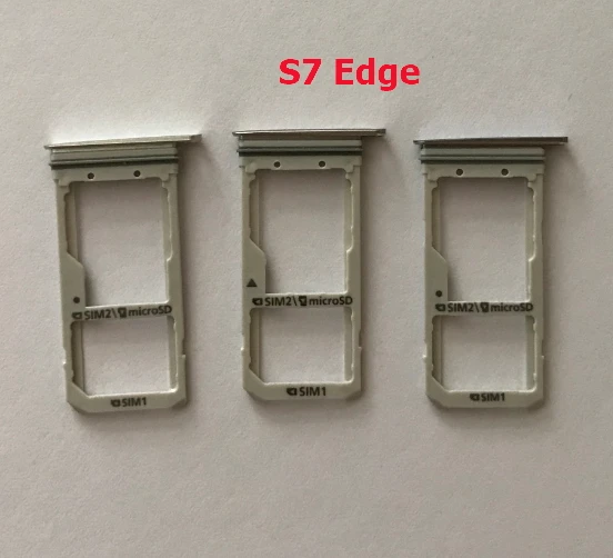 10pcs Black/golden/silver Sim Card Tray Slot Holder For Samsung Galaxy ...