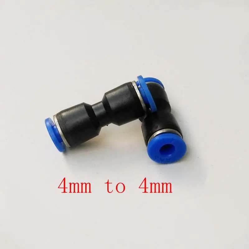 20pcs/lot Pneumatic Air Fitting 4mm to 4mm Union Straight Connector PU4 ...